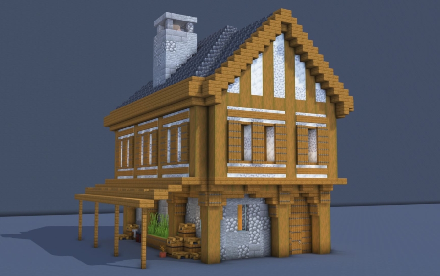 Medieval House – Fully Decorated Interior, creation #26953