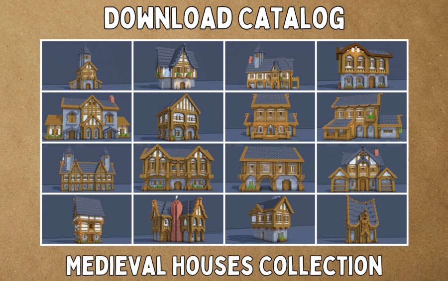 Medieval House – Fully Decorated Interior, creation #26983