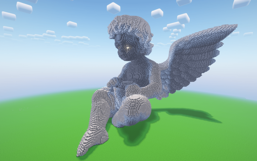 Minecraft Baby Angel 2 Statue ( FREE ), creation #26990