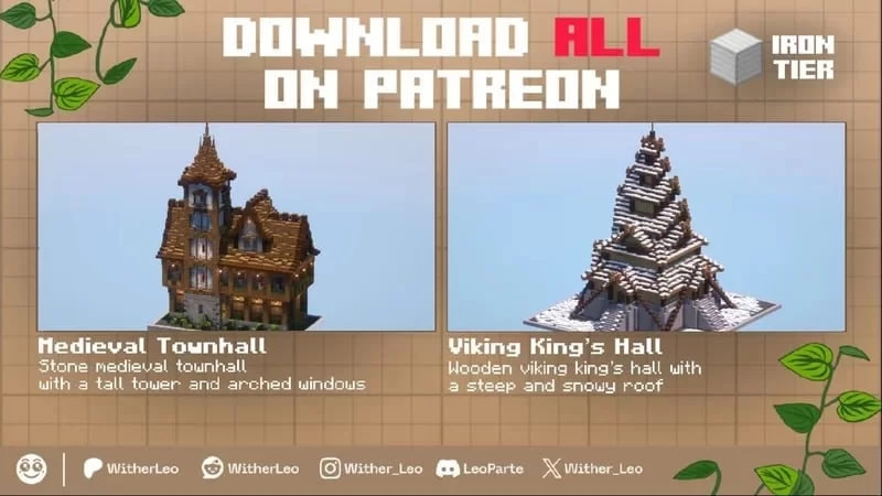 Medieval Stone Starter House, creation #26996