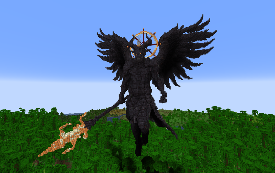 Minecraft Evil Warrior Statue, creation #27077
