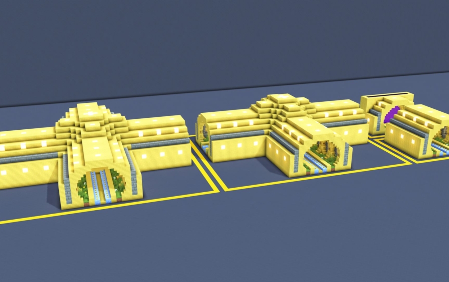 Modular Bamboo Nether Tunnel – Full Modular Set, creation #27112