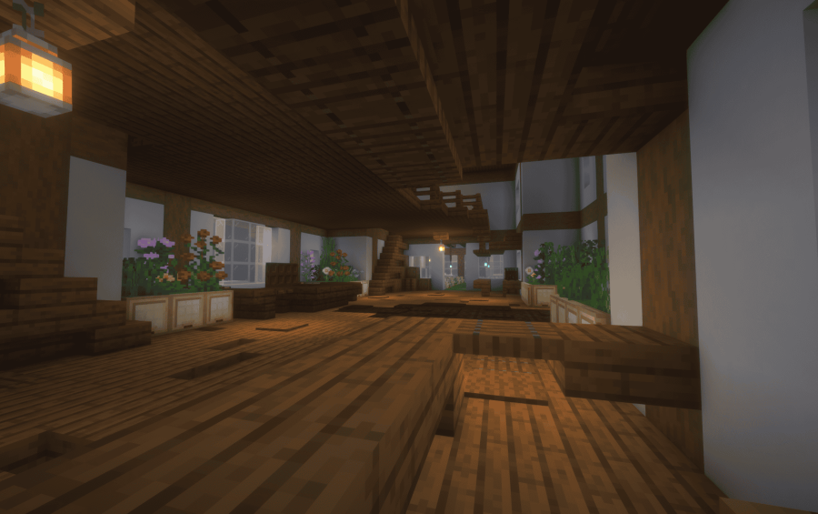 Winter Themed Medieval Greenhouse | Minecraft Garden Build #27124