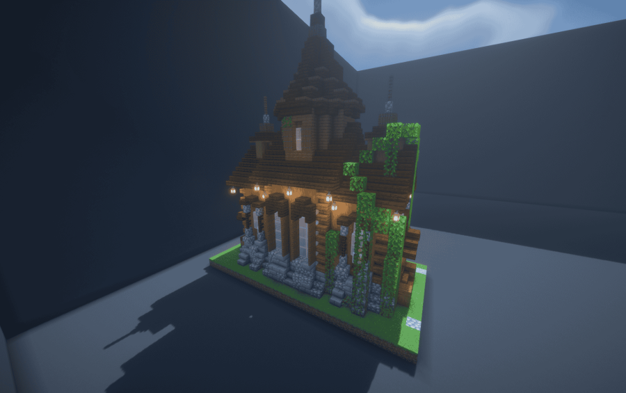 Medieval Church (Schematic File) | Minecraft Temple #27125