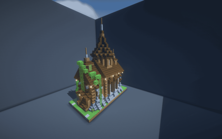 Medieval Church (Schematic File) | Minecraft Temple #27125