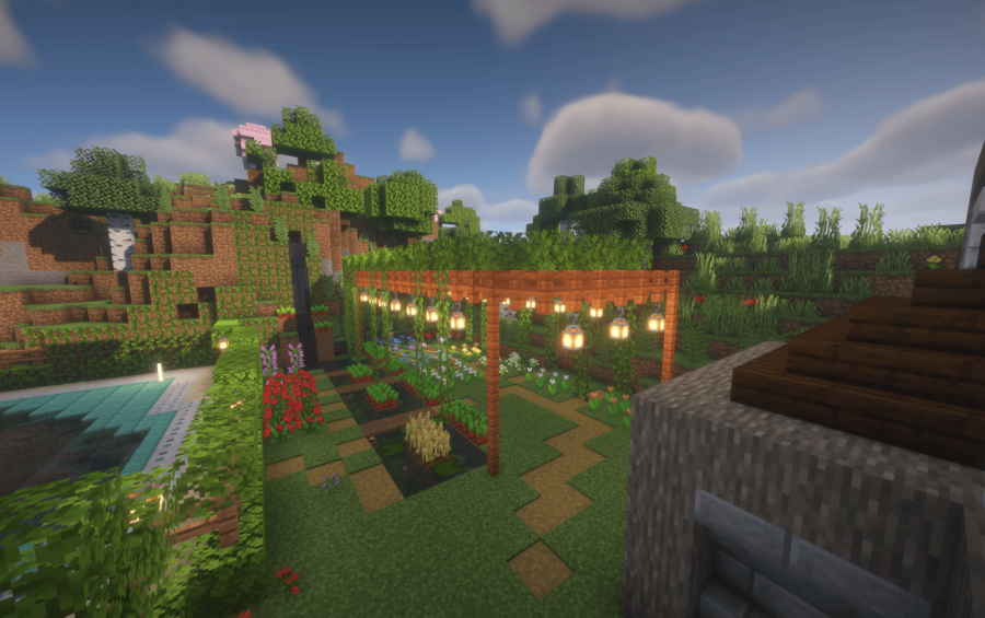 Modern House with pool and full interior, creation #27139