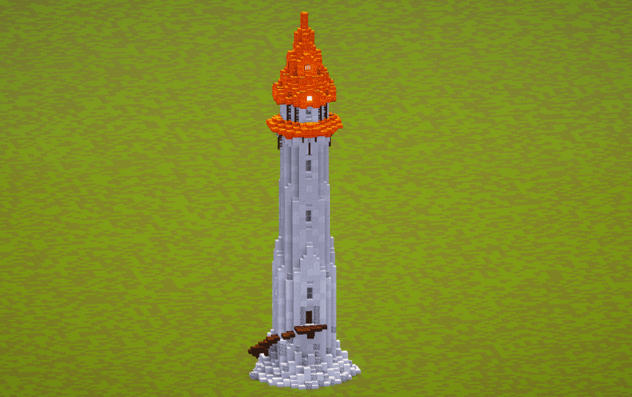 Quartz Tower | Minecraft Tower #27173