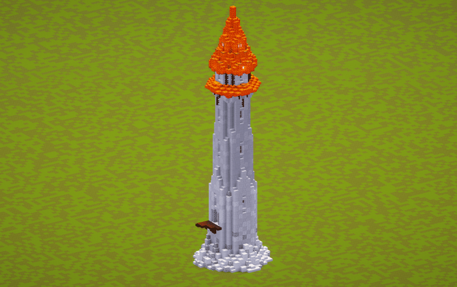 Quartz Tower | Minecraft Tower #27173