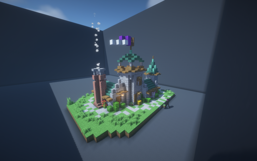 Medieval Outpost with full interior (Schematic File), creation #27183