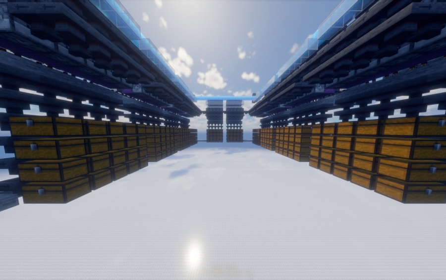 Storage Room 200x Shulker Boxes | Minecraft Redstone Build #27184