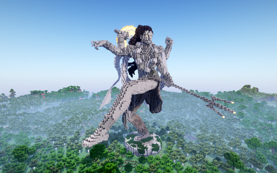 Minecraft Shiva |Hindu God| Statue | Minecraft Miscellaneous Build #27255