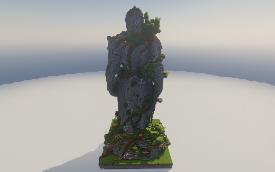 Ancient Knight Statue | Minecraft Miscellaneous Build #27306