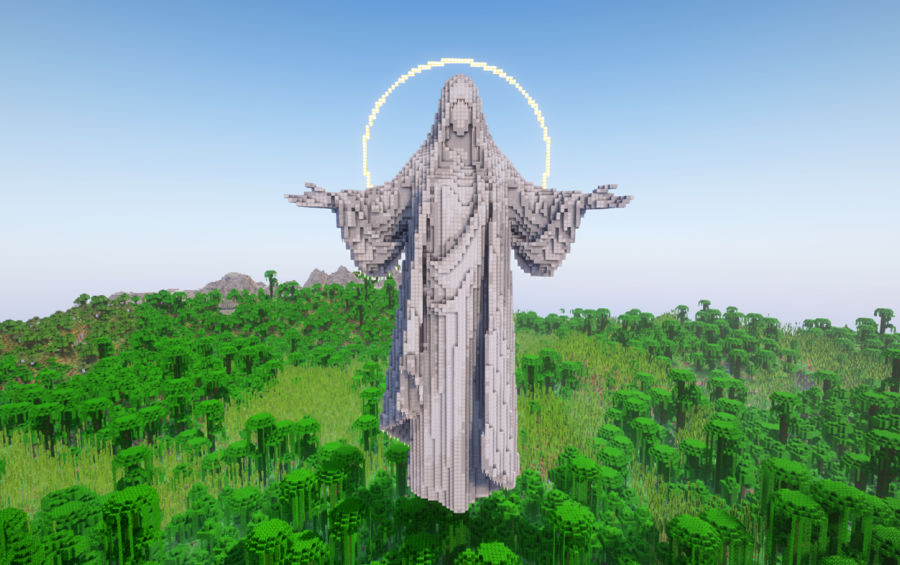 Minecraft Holy Spirit Statue, creation #27351