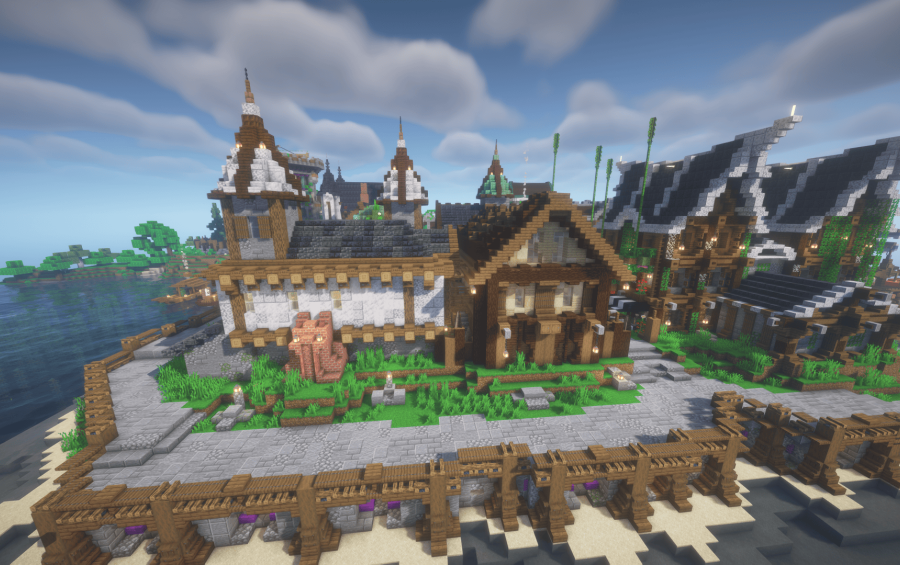 KCD 2 Inspired Medieval Bath House (With Full Interior), creation #27355