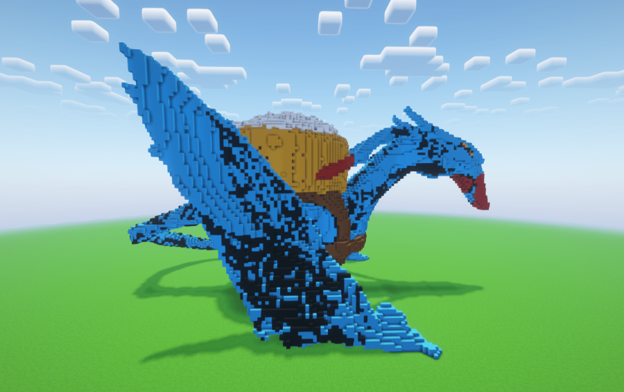 Minecraft Avatar 3 Popcorn Bucket Statue, creation #27429