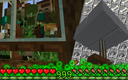 Mega Mob XP Farm | Minecraft Redstone Build #27459
