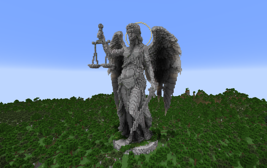 Minecraft Angel of Justice Statue V57 Free (Schematic and Map ...