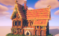 🏡 Tree-Topped Medieval House – Nature-Themed Survival Build, creation ...