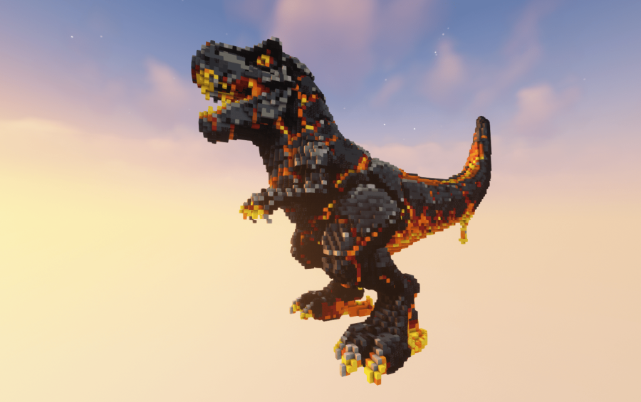 Dinosaur Tyrannosaurus Rex magma DOWNLOAD | Minecraft Miscellaneous ...