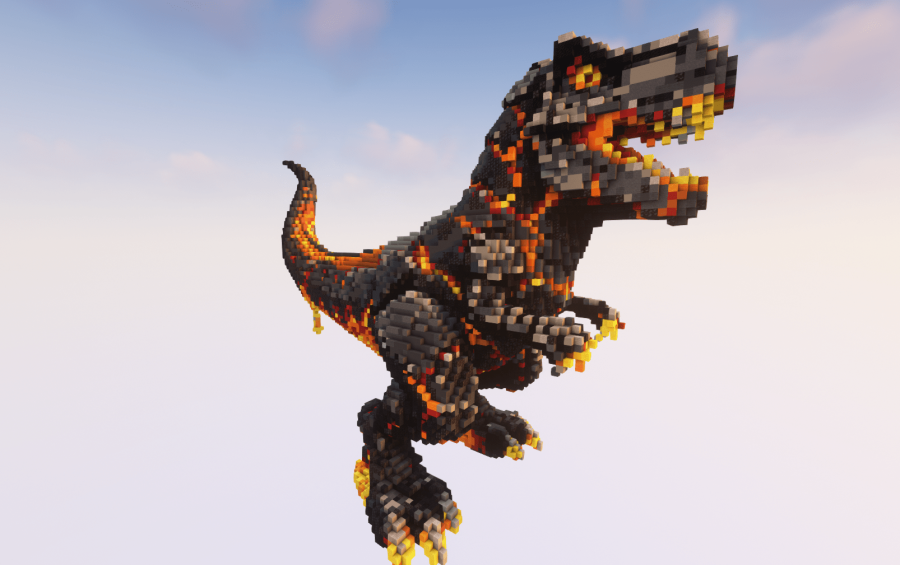 Dinosaur Tyrannosaurus Rex magma DOWNLOAD | Minecraft Miscellaneous ...
