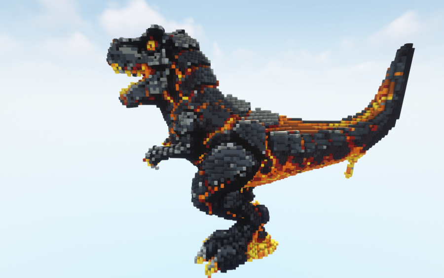 Dinosaur Tyrannosaurus Rex magma DOWNLOAD | Minecraft Miscellaneous ...