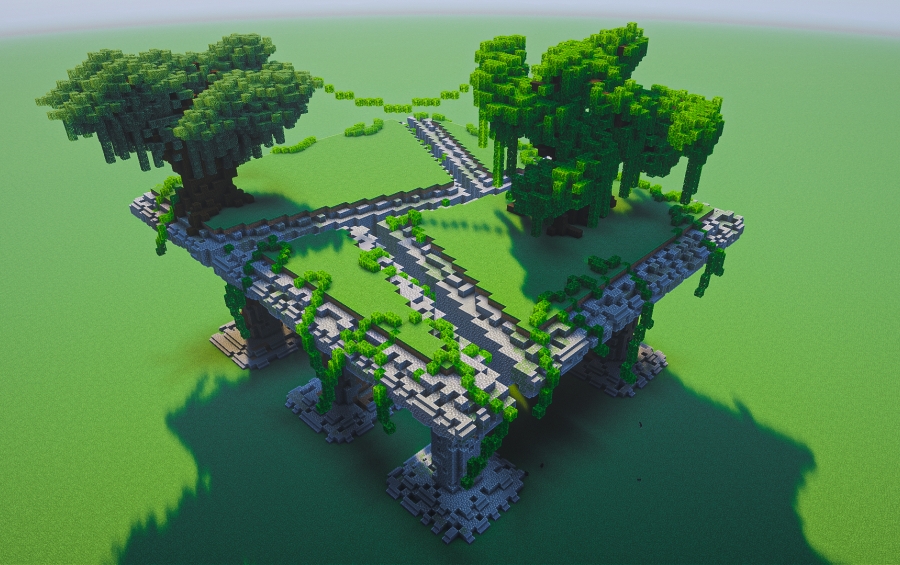 Mega Build Ancient Temple, creation #27654