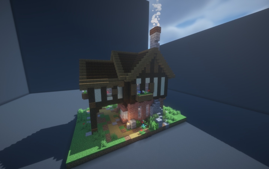 Medieval House with full interior (Schematic File), creation #27655