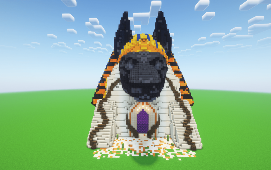 Minecraft Anubis Nether Portal Statue, creation #27682