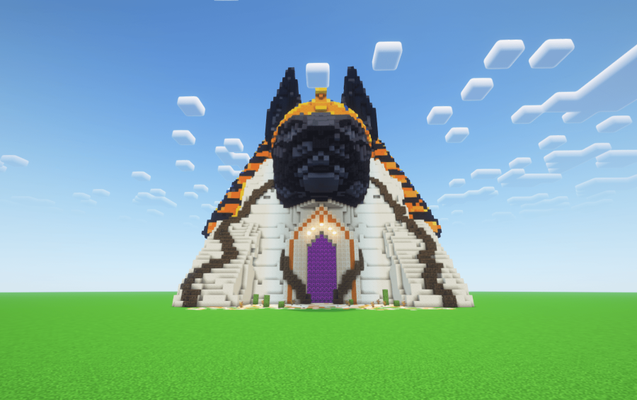 Minecraft Anubis Nether Portal Statue, creation #27682