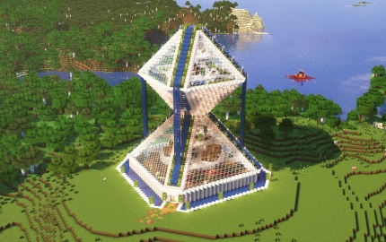 Modern Hourglass House, creation #27689