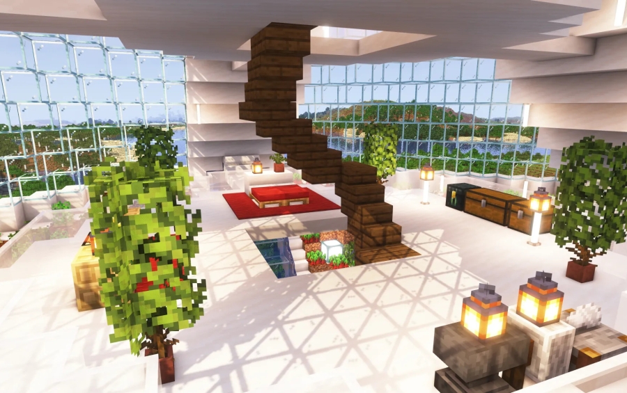 Modern Hourglass House, creation #27689