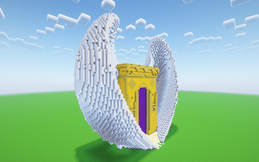 Minecraft Celestial Nether Portal Statue, creation #27716