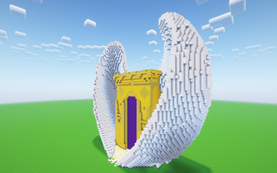 Minecraft Celestial Nether Portal Statue, creation #27716