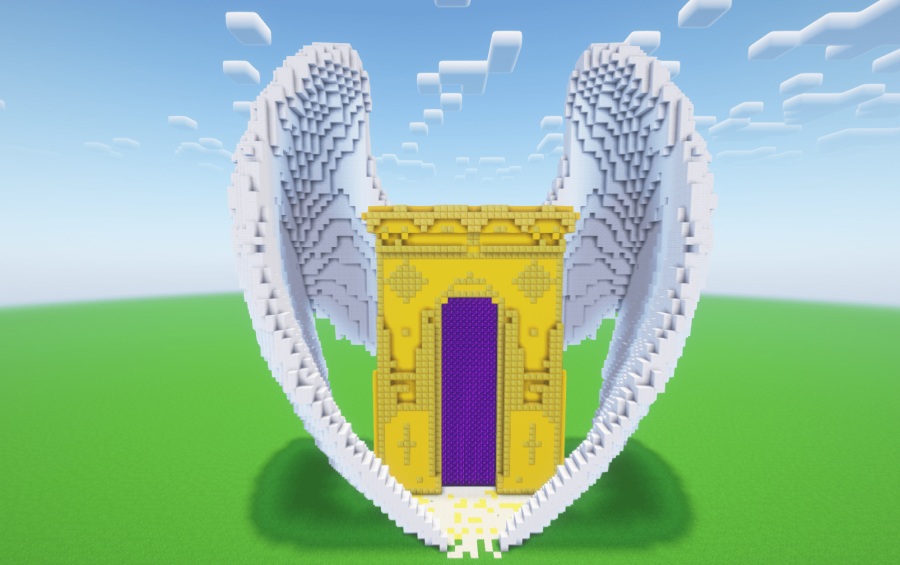 Minecraft Celestial Nether Portal Statue, creation #27716