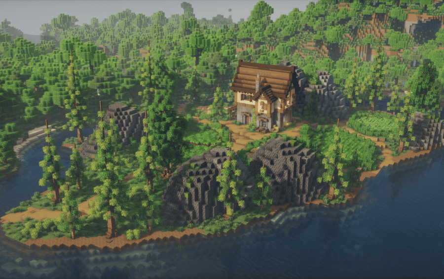 Farmhouse (Medieval Village Pack), creation #27742