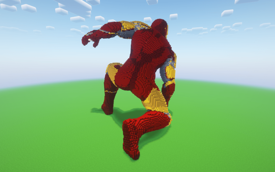 Minecraft Iron Man 2 Statue | Minecraft Miscellaneous Build #27755