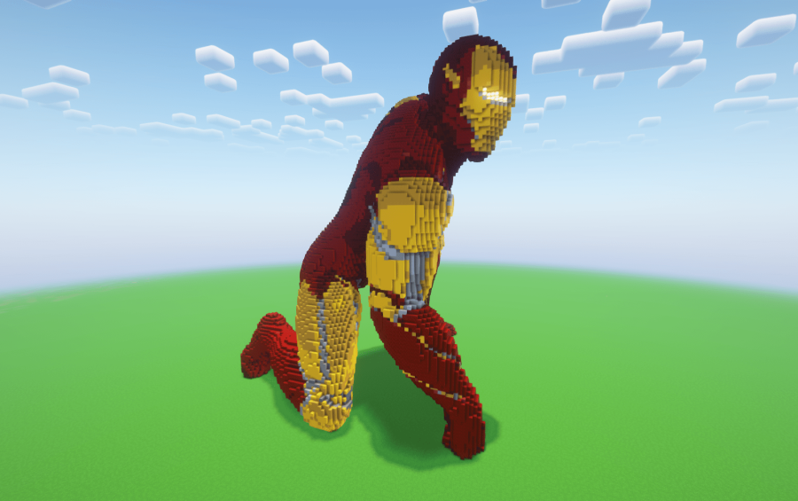 Minecraft Iron Man 2 Statue | Minecraft Miscellaneous Build #27755