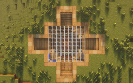 Underground Glass Oak Base, creation #27762