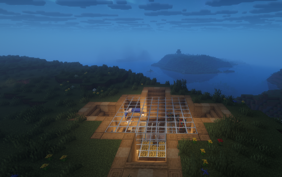 Underground Glass Oak Base, creation #27762