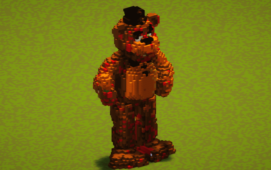 Freddy Fazbear | Minecraft Miscellaneous Build #27771