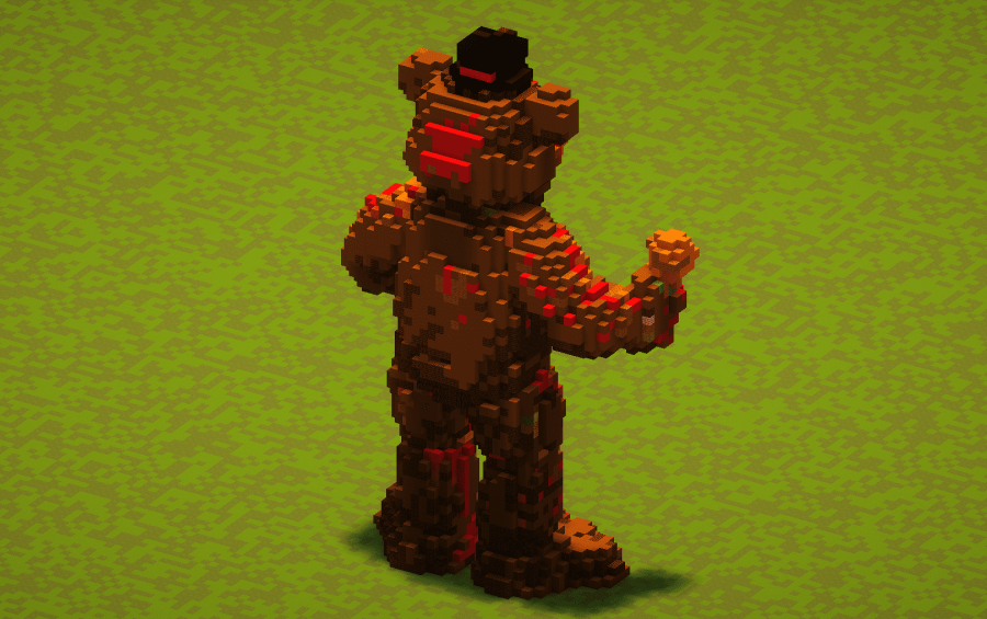 Freddy Fazbear | Minecraft Miscellaneous Build #27771