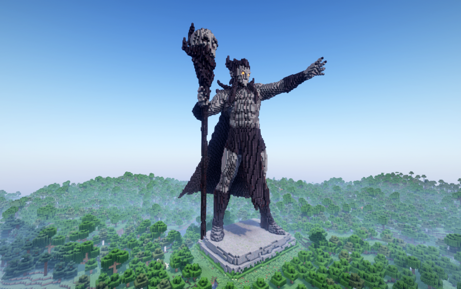 Minecraft Mephisto |Marvel Hell-Lord| Statue, creation #27803