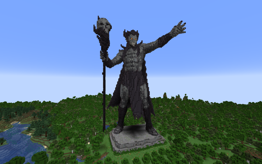 Minecraft Mephisto |Marvel Hell-Lord| Statue, creation #27803
