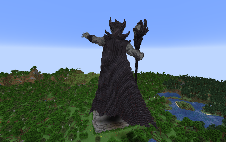 Minecraft Mephisto |Marvel Hell-Lord| Statue, creation #27803