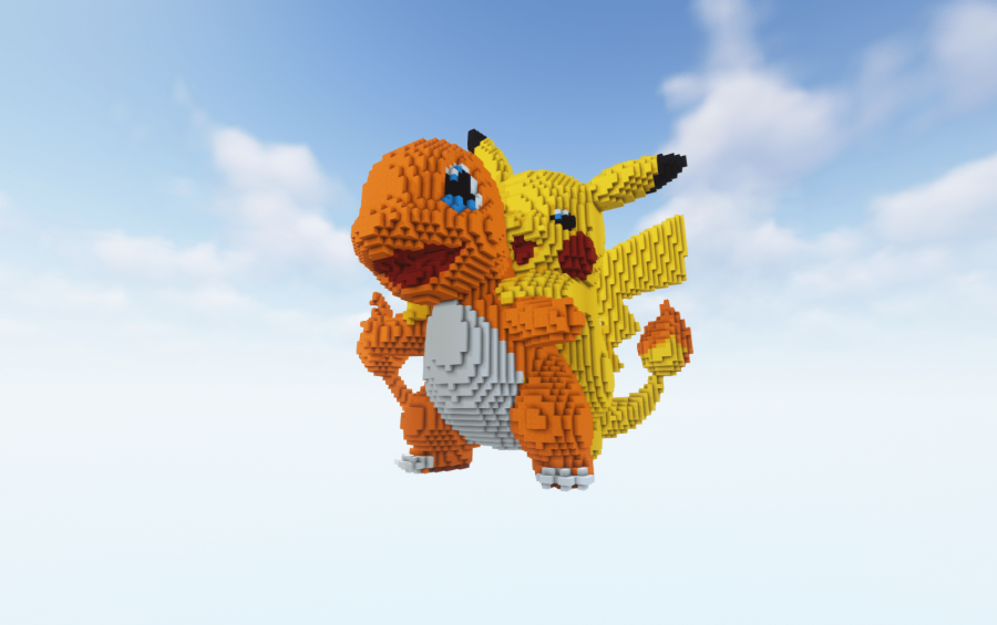 Pokémon Pikachu + Charmander DOWNLOAD FREE, creation #27819