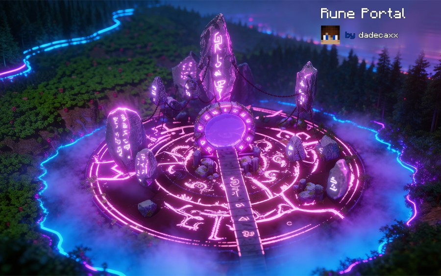 Rune Portal | Minecraft Miscellaneous Build #27820