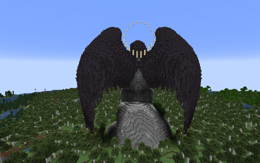 Minecraft Fallen Angel |Lucifer| Statue V61, creation #27924