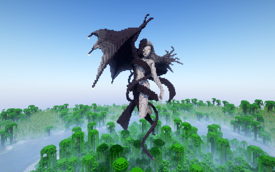 Minecraft Vouivre |SMT| Statue Free (Schematic and Map), creation #27947