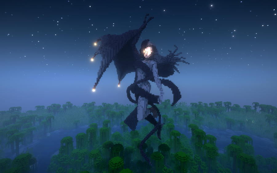 Minecraft Vouivre |SMT| Statue Free (Schematic and Map), creation #27947