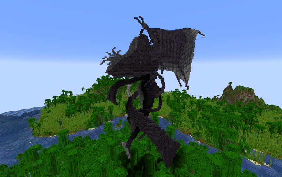 Minecraft Vouivre |SMT| Statue Free (Schematic and Map), creation #27947